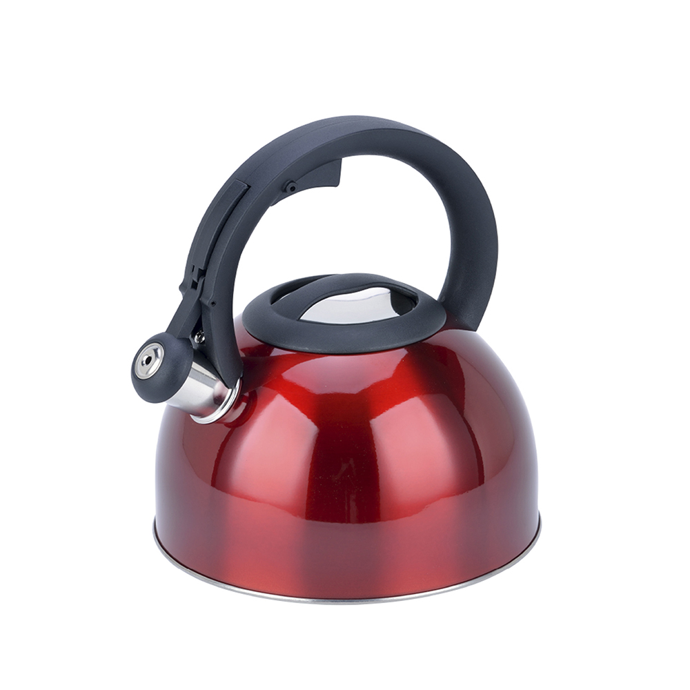 Tetera Acero Inox. Minerva 3L Roja Doral - SUPER ANICH